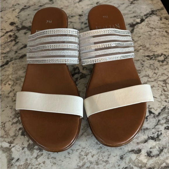 Italian Shoemakers | Shoes | Italian Shoemaker Wedge Sandals | Poshmark